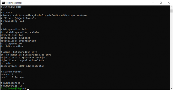 Mise En Place Dun Service Ldap Avec Dopenldap Et Phpldapadmin Bitsparadise